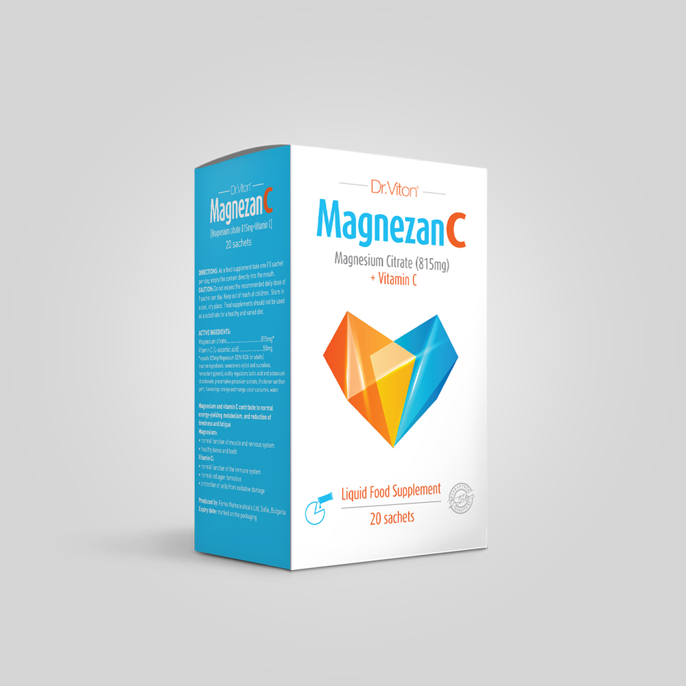 Magnezan C (Magnesium Citrate + Vitamin C) - Алфалаб